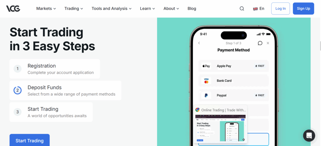 VCG Markets Review – Trusted Broker with MT5 Platform